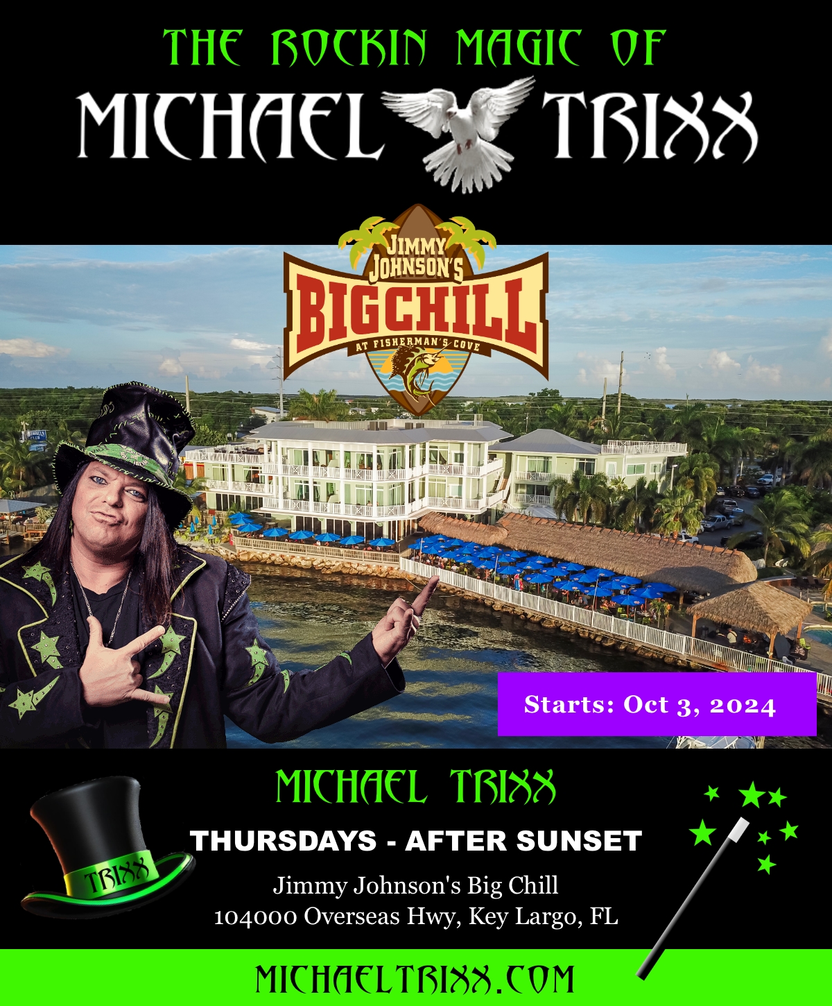Michael Trixx Show Schedule | Upcoming Magic Events in Florida